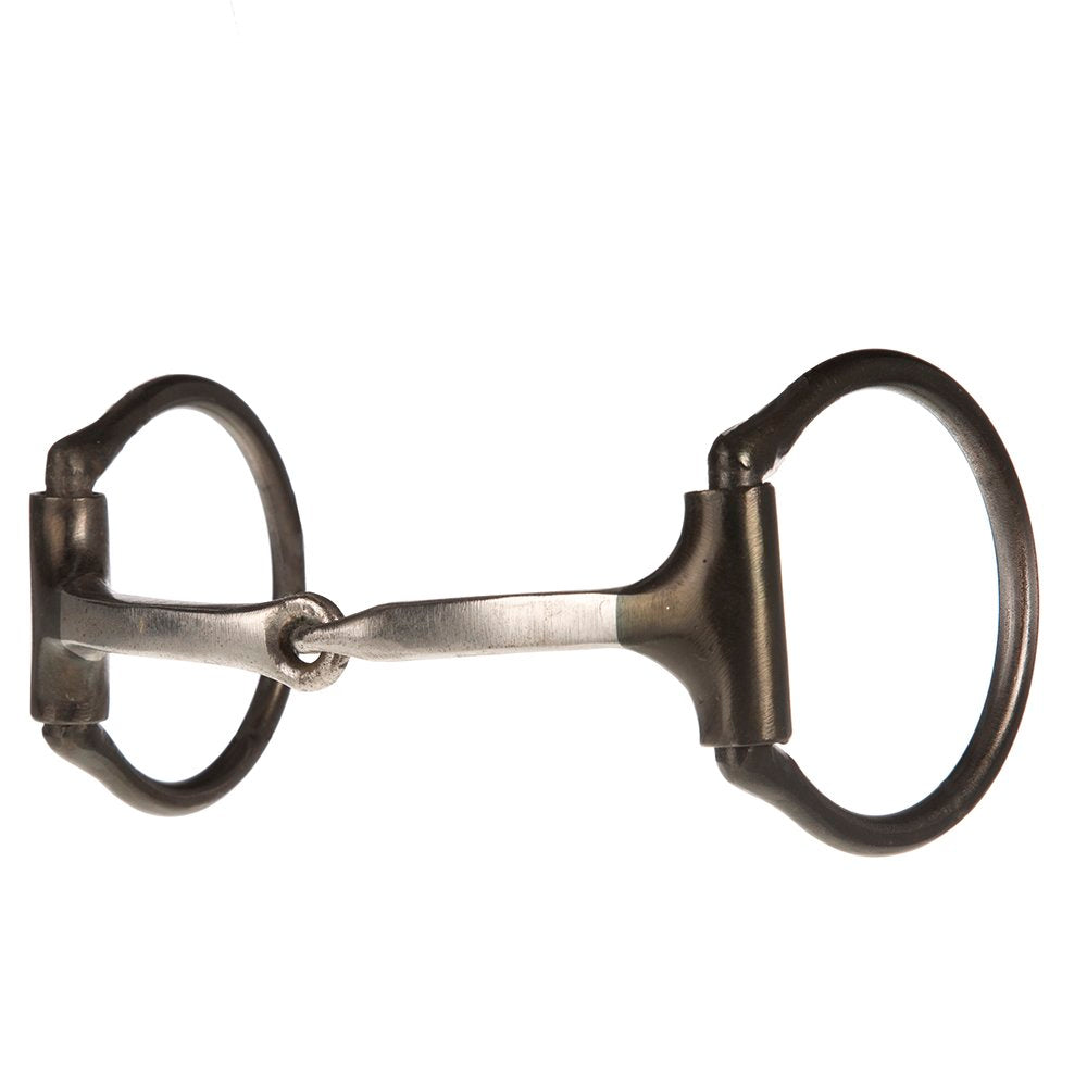 Dutton Bits Square Smooth Snaffle Offset D-Ring