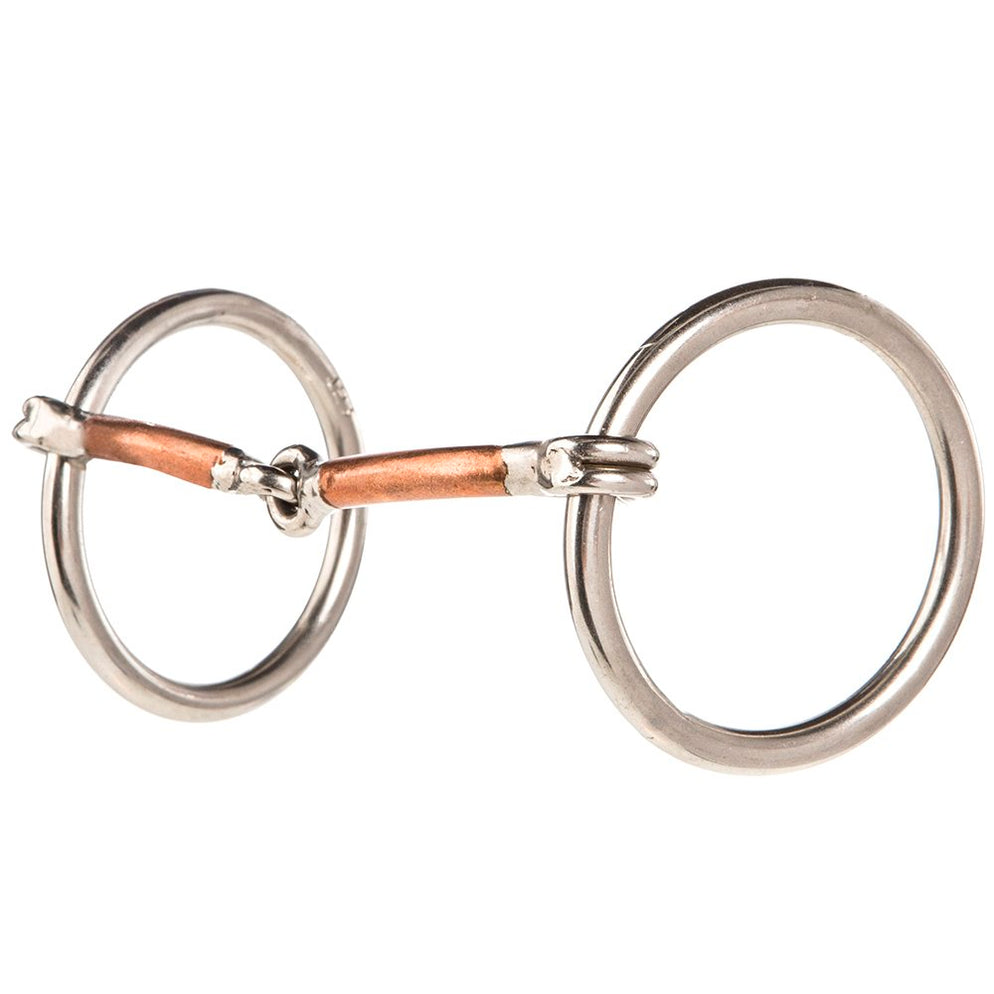 Reinsman Copper Inlay Heavy Loose Ring Snaffle Bit
