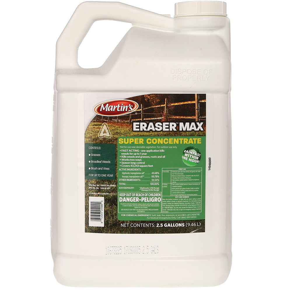 Martins Eraser Max Conc 2.5 Gallon