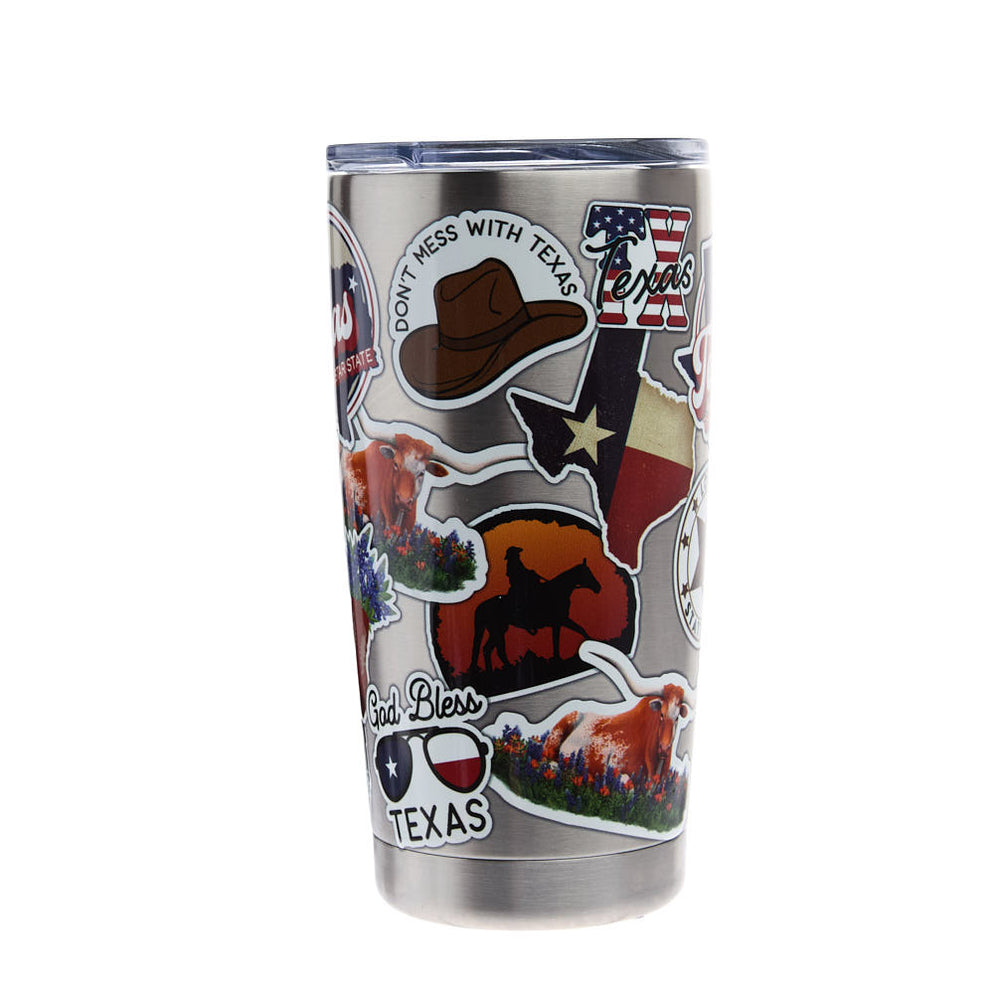 Carson Gifts Texas 20oz Stainless Steal Tumbler