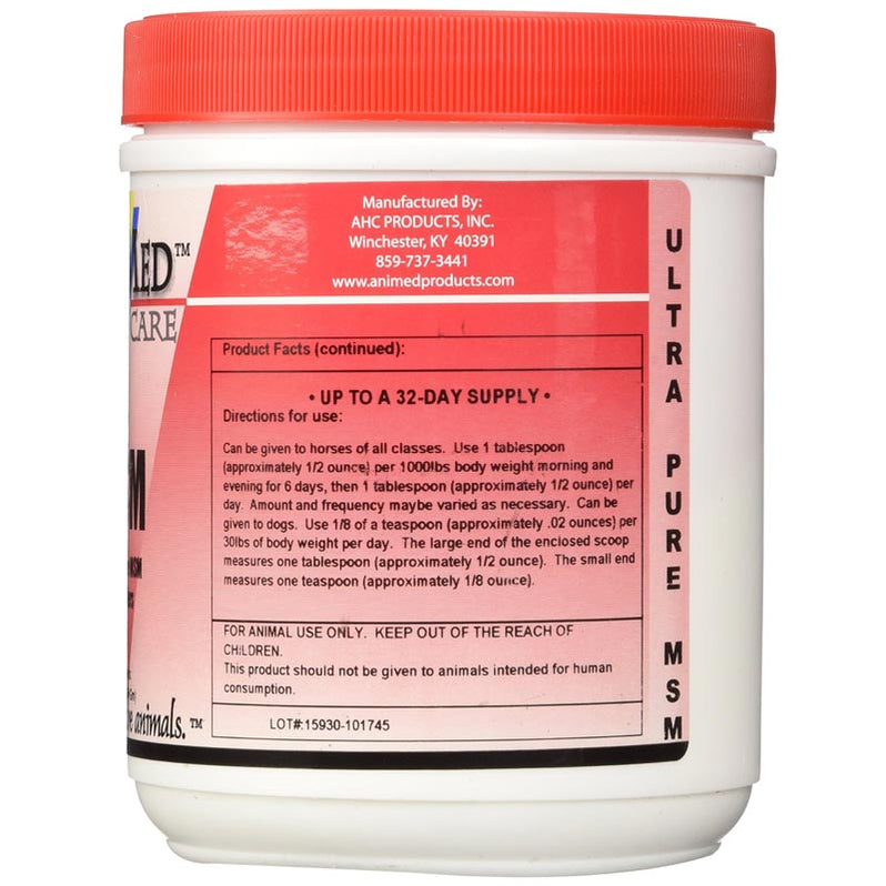 Animed Pure MSM Joint Supplement 16oz