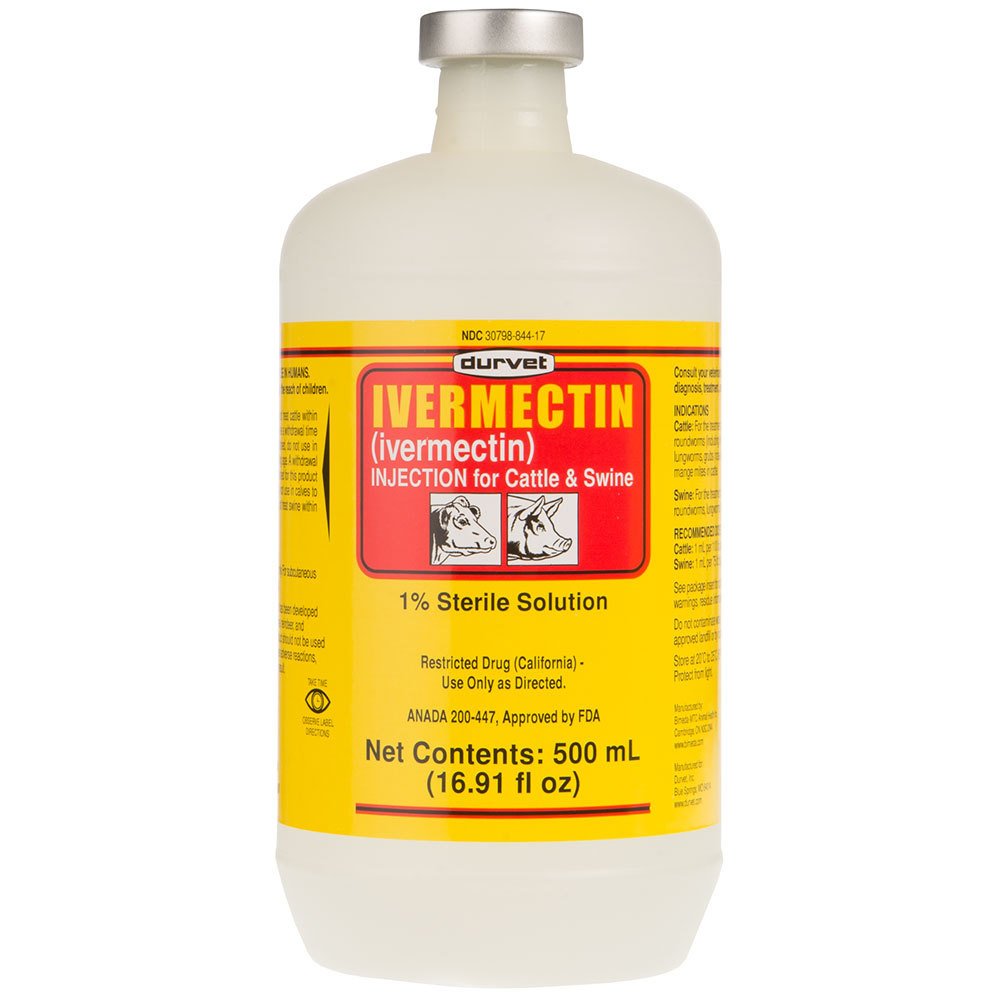 Durvet Ivermectin Injectable 500 mL