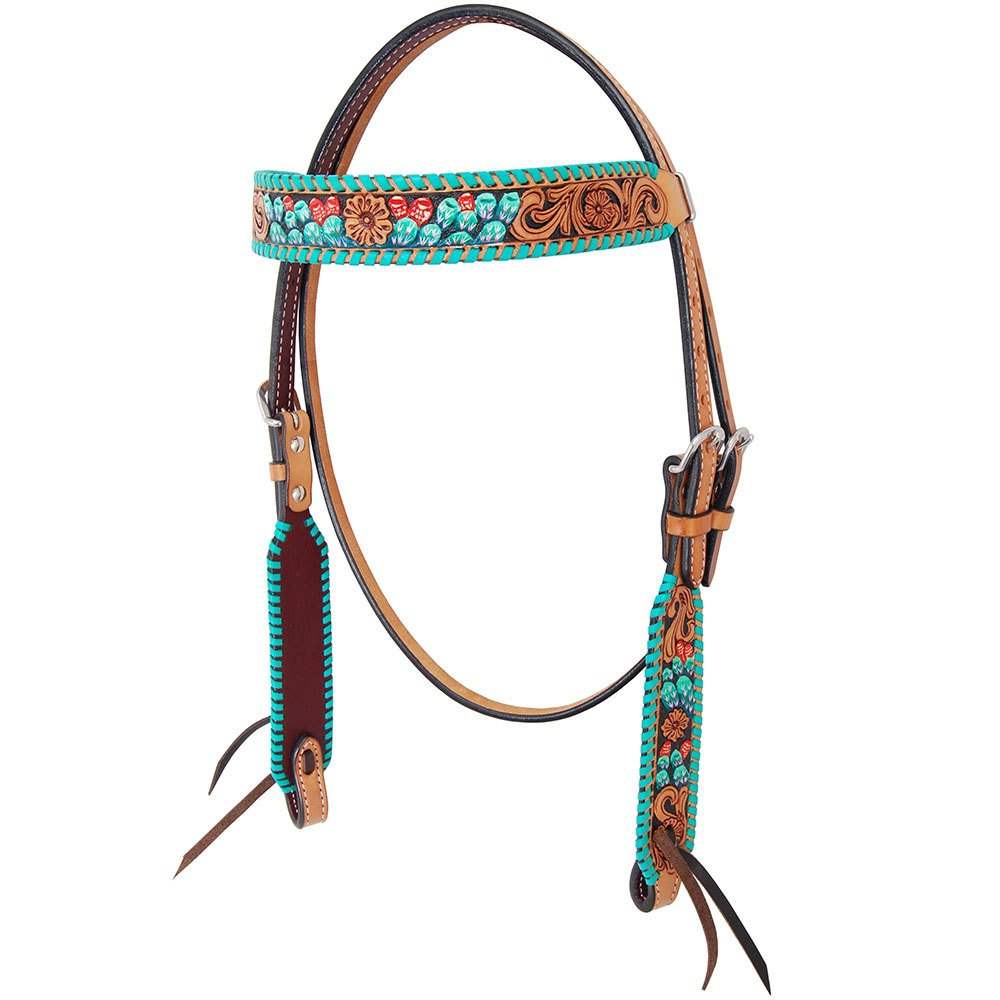 Rafter T Ranch Company Painted Cactus Browband