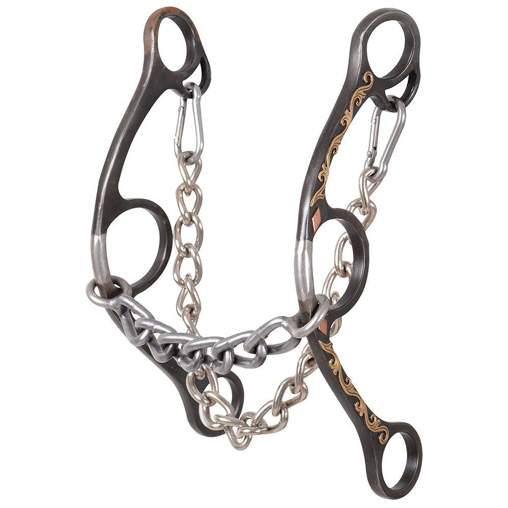 Classic Diamond Long Shank Chain Gag Bit