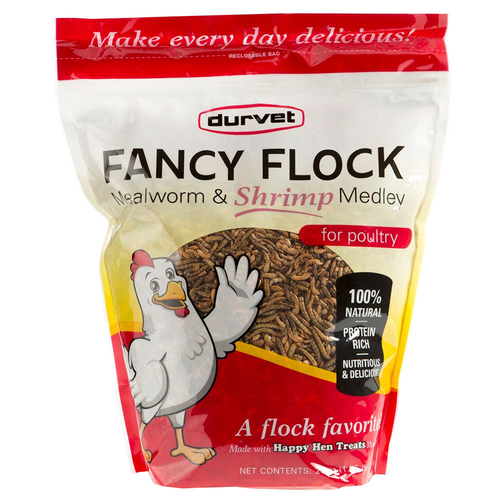 Durvet Fancy Flock Mealworm and Shrimp