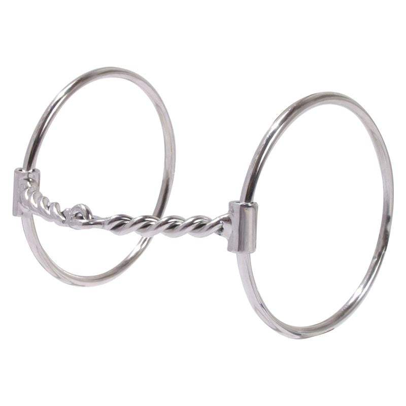 Classic 4in O Ring Twisted Wire Snaffle Bit