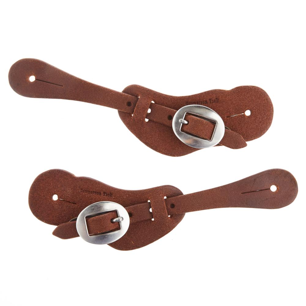 Cowperson Tack Oiled Roughout Cowboy Spur Straps