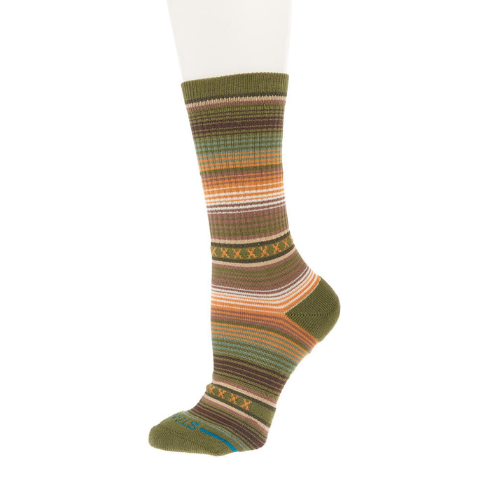 Stance Unisex Green Multicolor Curren Crew Socks 3 Pack