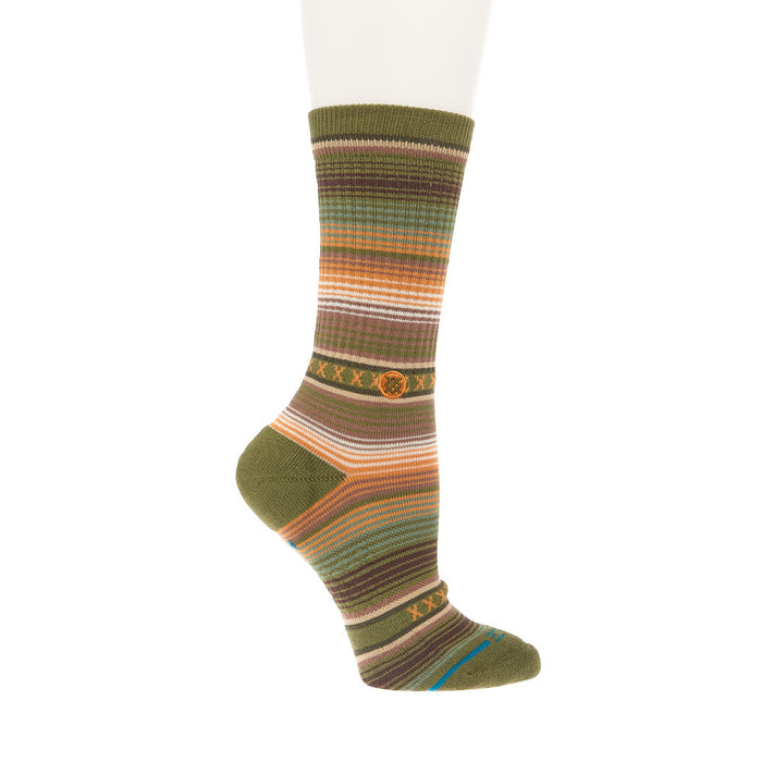 Stance Unisex Green Multicolor Curren Crew Socks 3 Pack