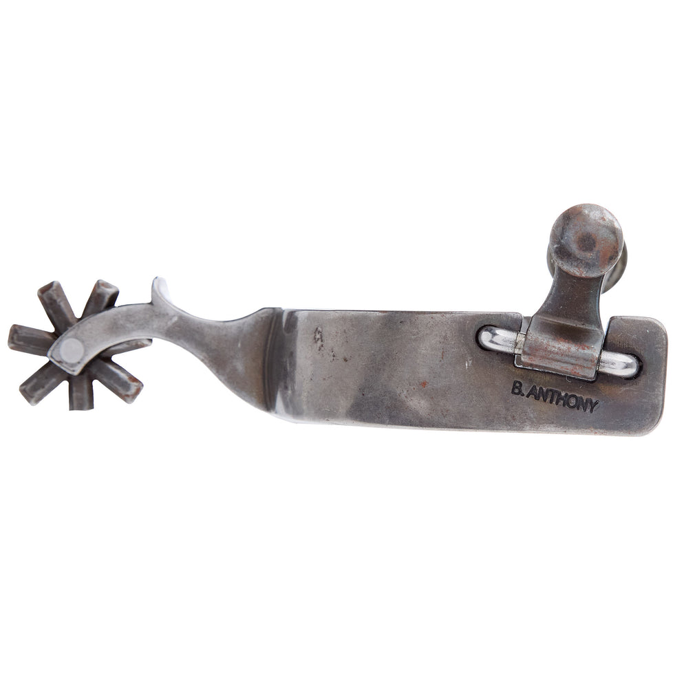 Brandon Anthony Bit & Spur Co. Engraved Silver Scroll Mens 2 Inch Band