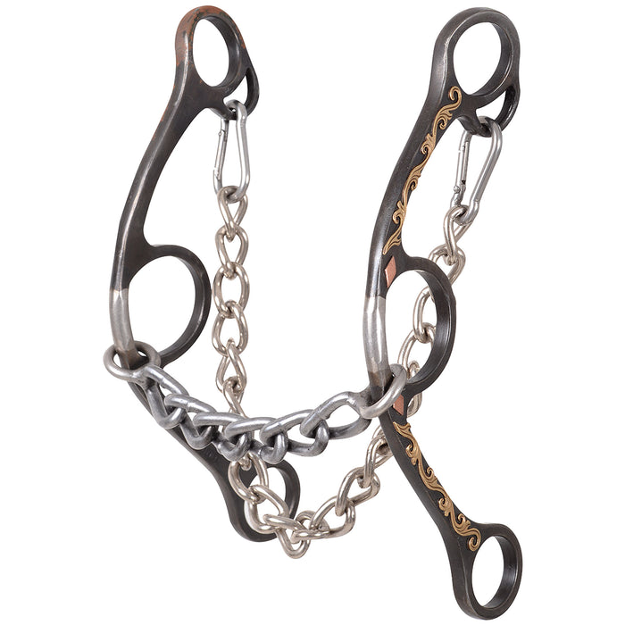 Classic Sherry Cervi Diamond Long Shank Chain Gag Bit