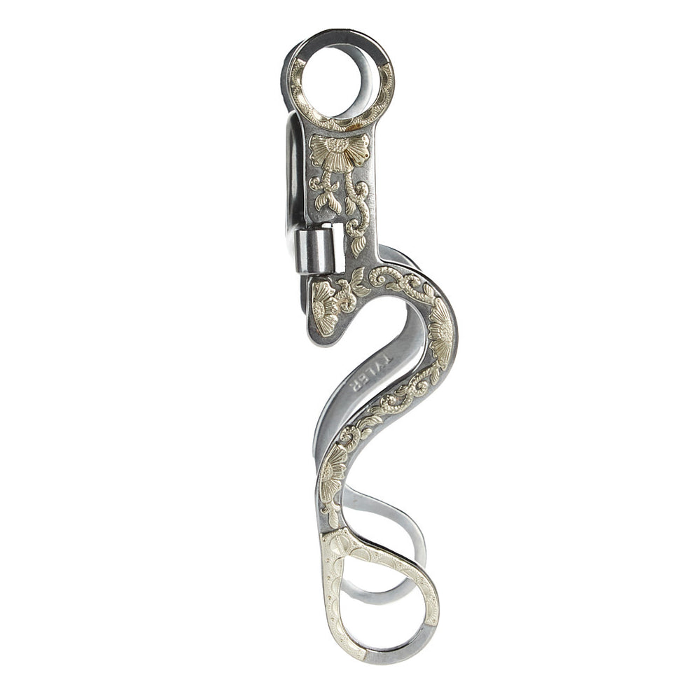 NRS Calvary Floral Shank High Port Bit