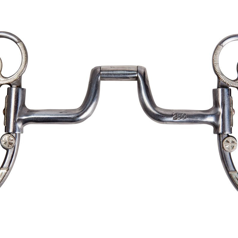 Cowpuncher Loose Cheek Square Hinge Port Horse Bit