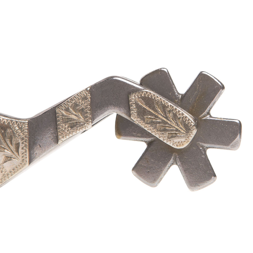 Cowpuncher Ladies Silver Bar Spurs