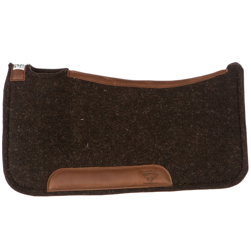 Diamond Wool Pad Company Contoured Felt 1in. Saddle Pad