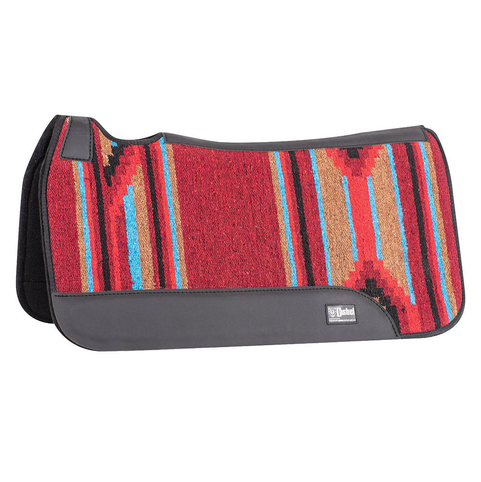Cashel Company Crimson Blanket Top Felt Bottom Saddle Pad 31x32