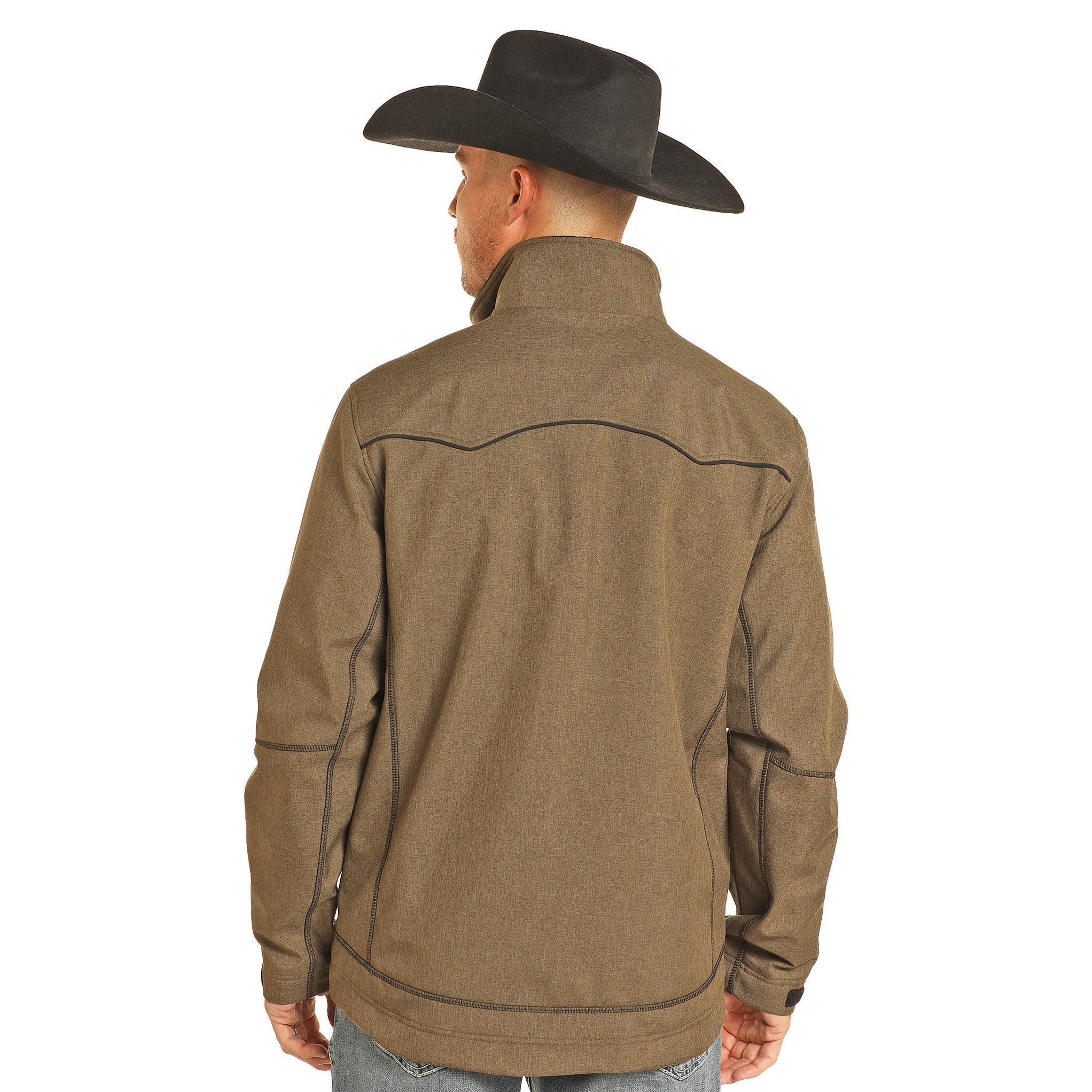 Panhandle Men's Powder River by Olive Conceal Carry Rodeo Jacket