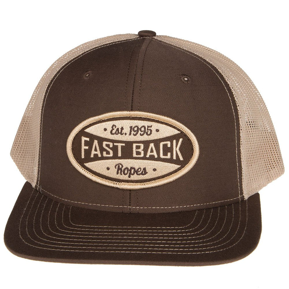 Fast Back Brown/Tan Fastback Logo Cap — NRS