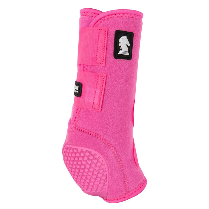 Classic Hot Pink Front Flexion By Legacy Splint Boots