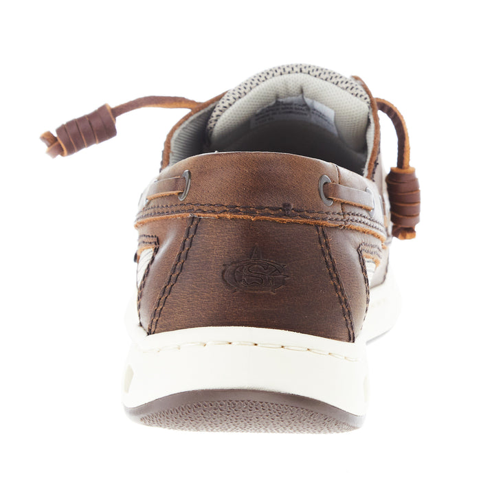 Justin Boot Company Mens George Strait Angler Cigar Brown Mocc Toe Boa