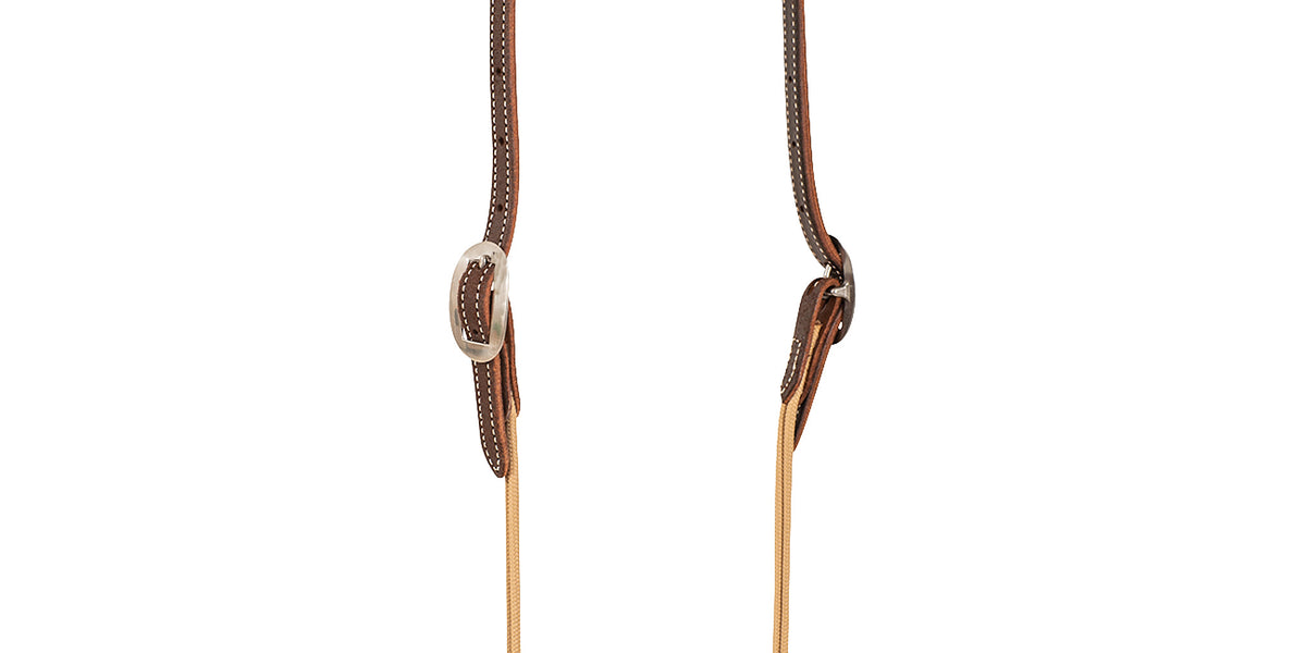 Classic Loomis Single Ear Headstall and Draw Gag Bit with Twisted Wire
