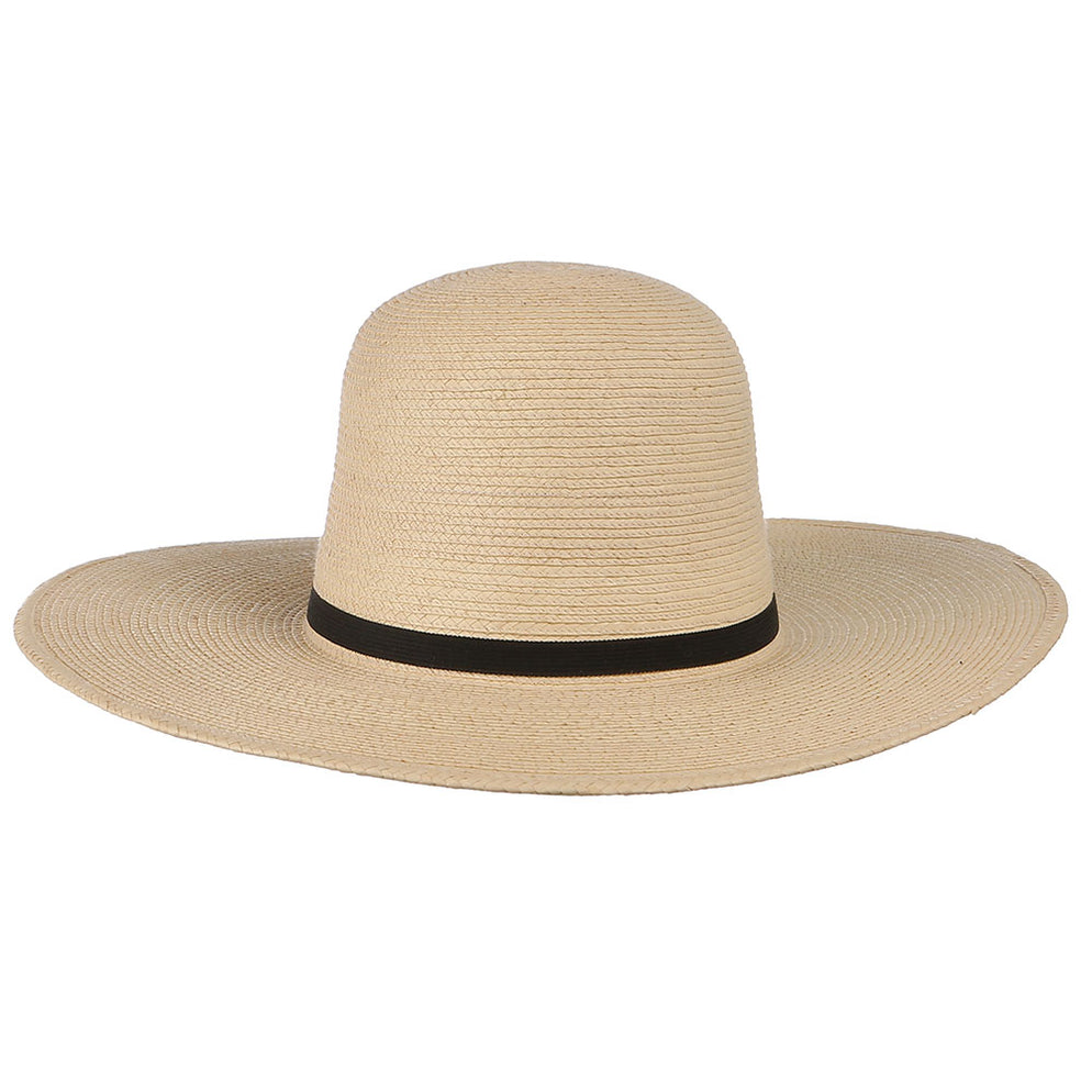Sunbody Hats 4 1/2in. Brim 5in. Open Crown Palm Leaf Cowboy Hat — NRS