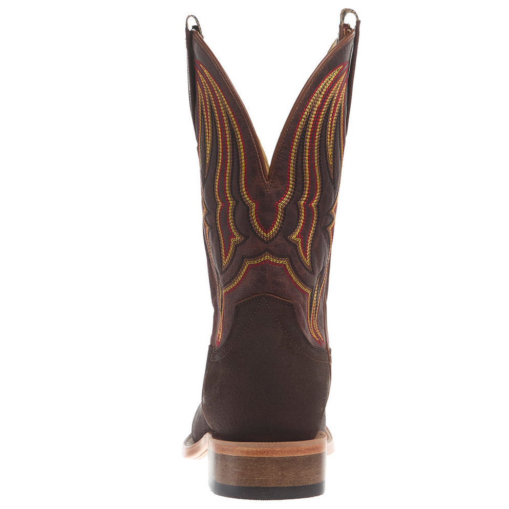 Hyer Boots Men's Chase Brown Wild Boar Vamp 11In Rust Brown Goat Boot