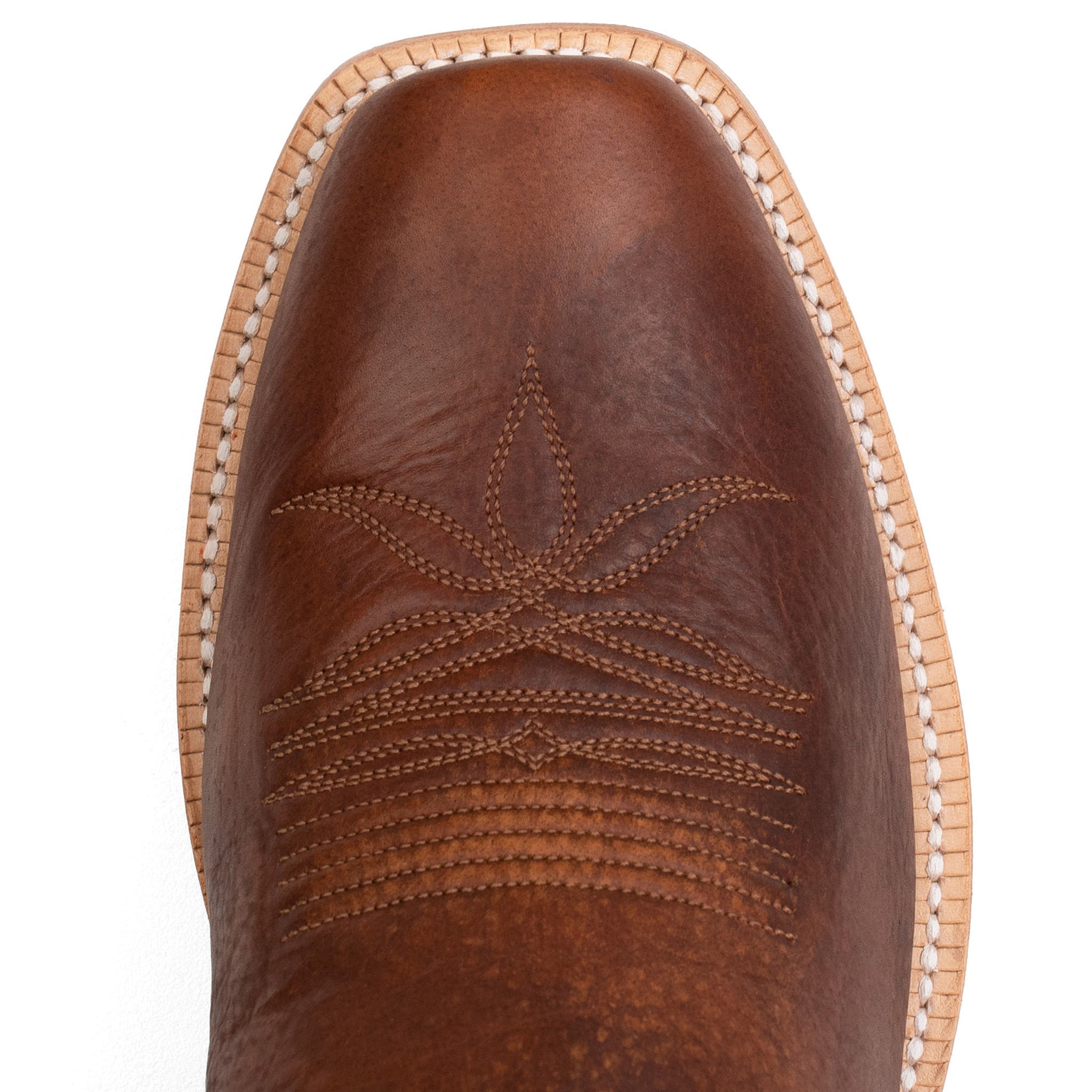 Hyer Boots Men`s Brown Bison Hays 13In Honey Mestizo Top Cowboy Boot
