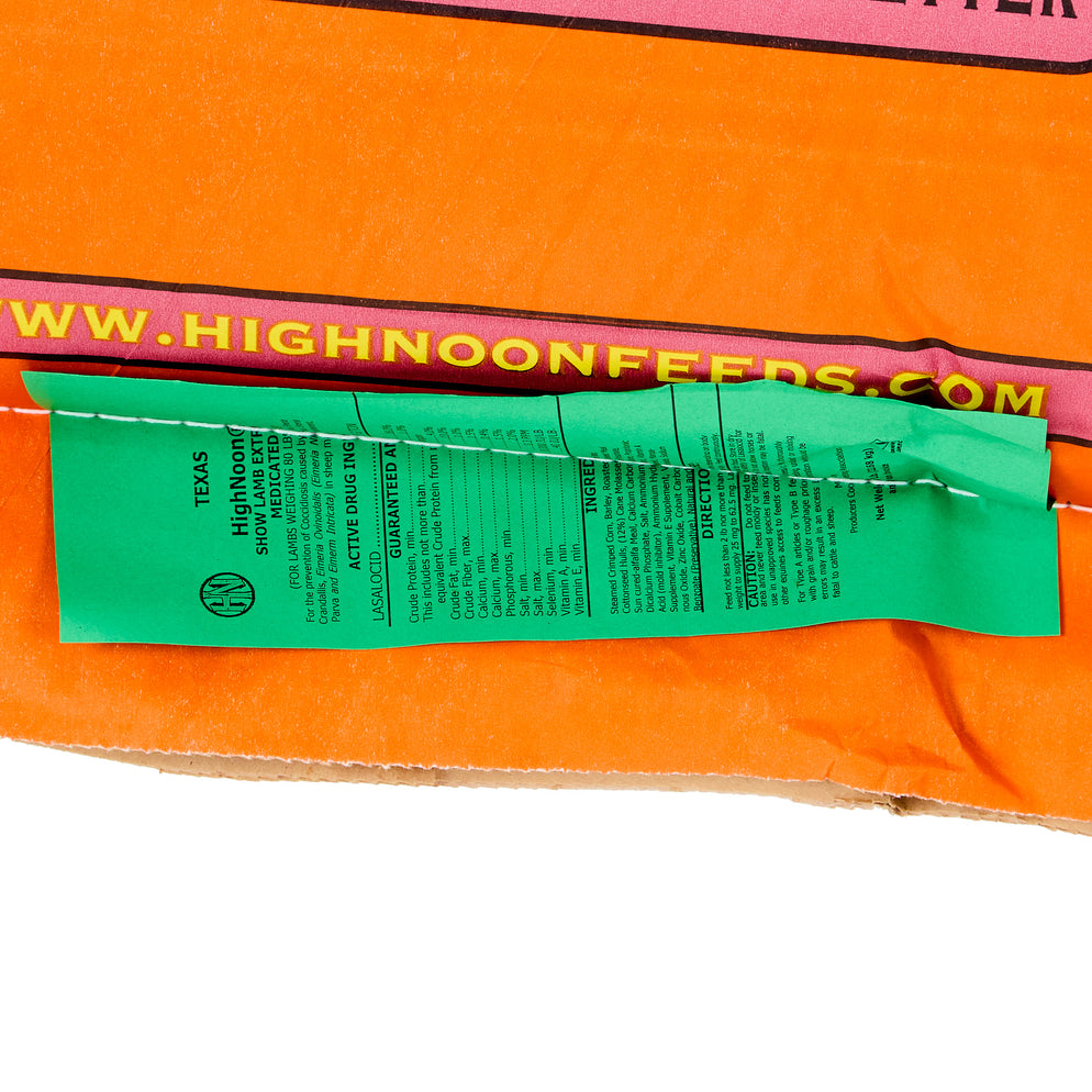 High Noon Feeds Show Lamb Extreme