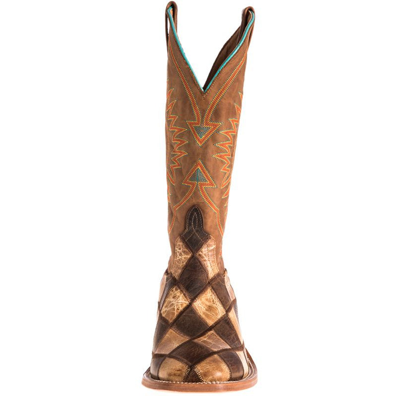 Horsepower Boots Men's Crazy Train Patchwork Cowboy Boots — NRS