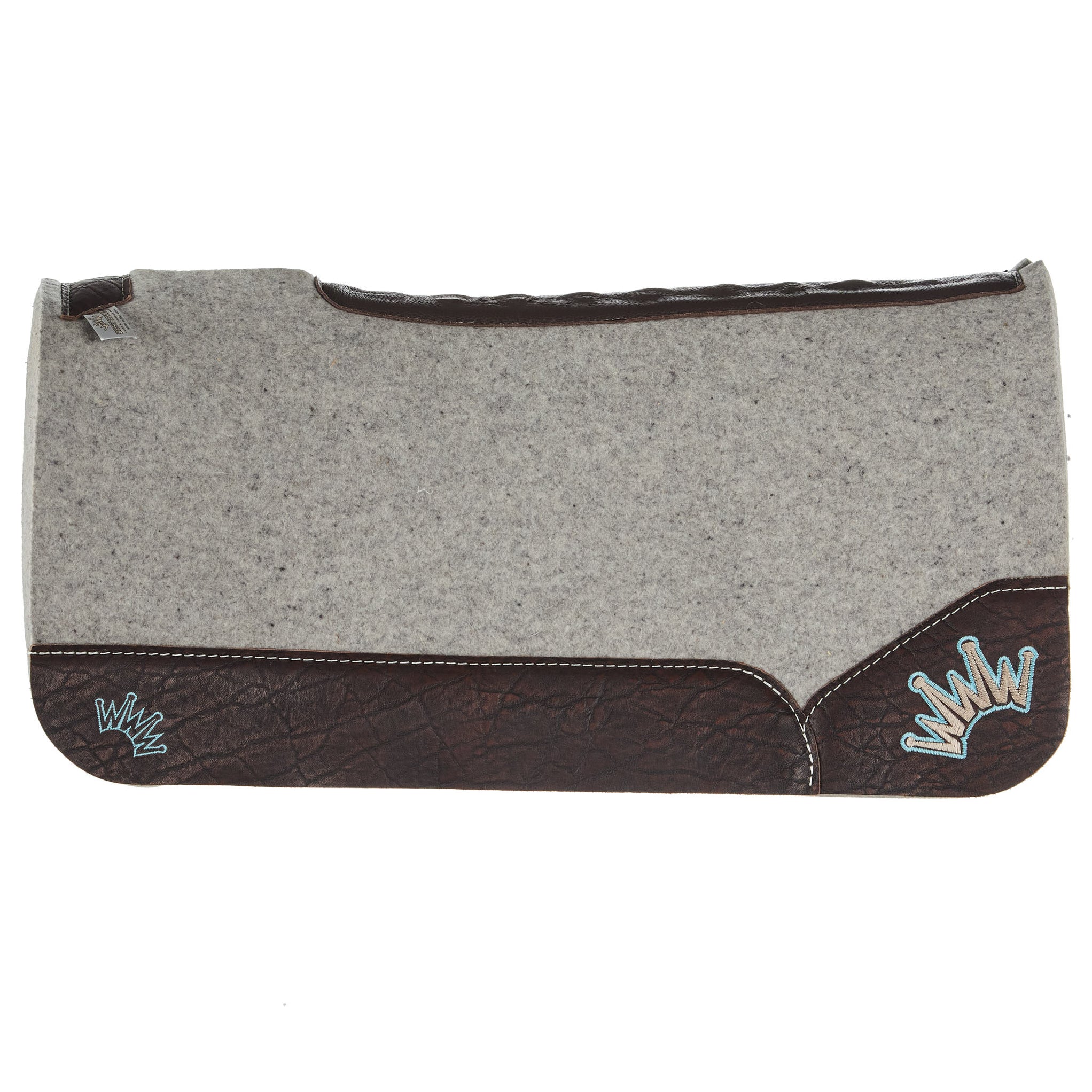 Best Ever Pads Kush Chocolate Elephant with Light Blue Crown Saddle Pa