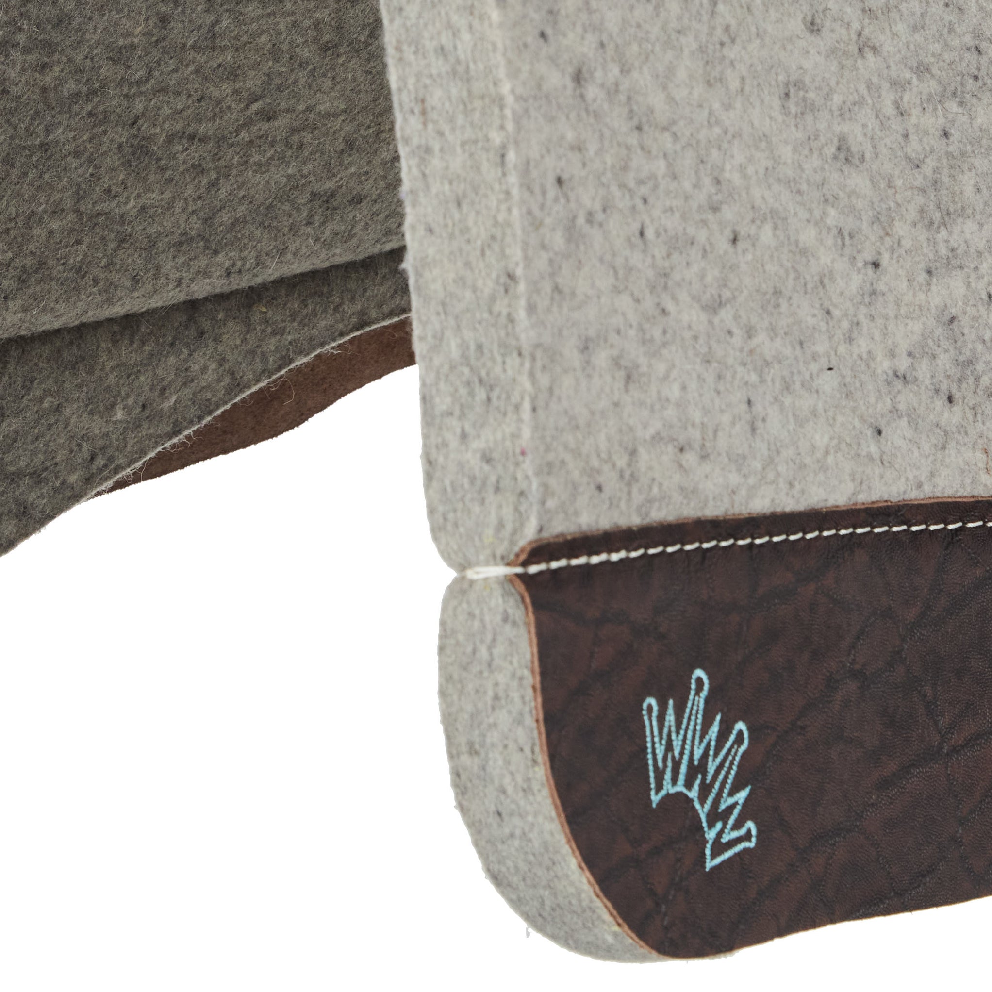 Best Ever Pads Kush Chocolate Elephant with Light Blue Crown Saddle Pa