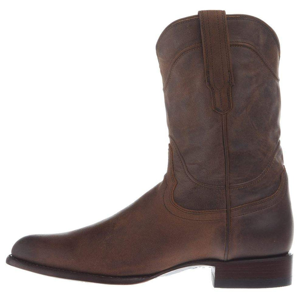 Tecovas Men`s Earl Café Goat Vamp 10In Goat Café Top Boot