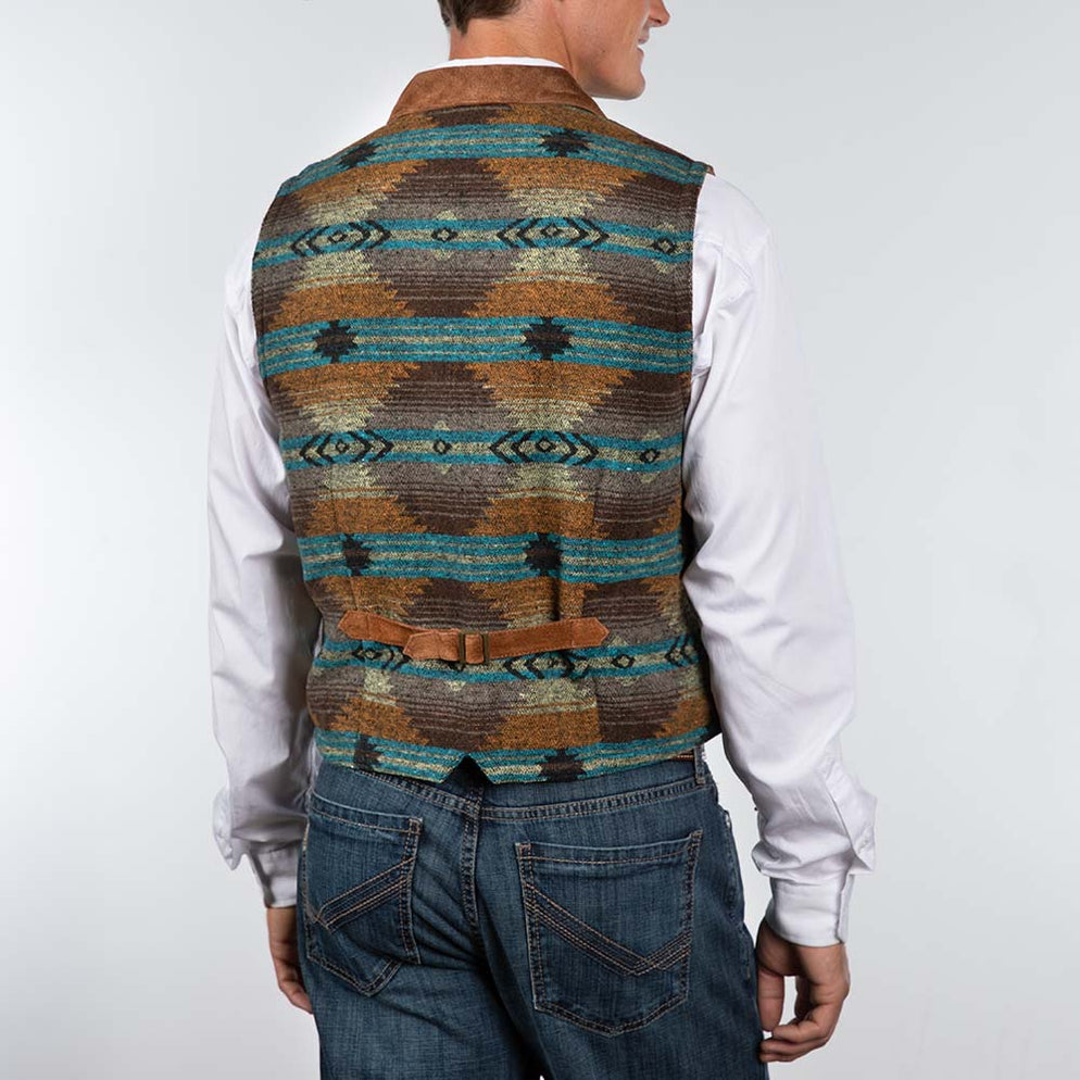 Skully Clothing Scully Cinnamon Brown Suede Vest