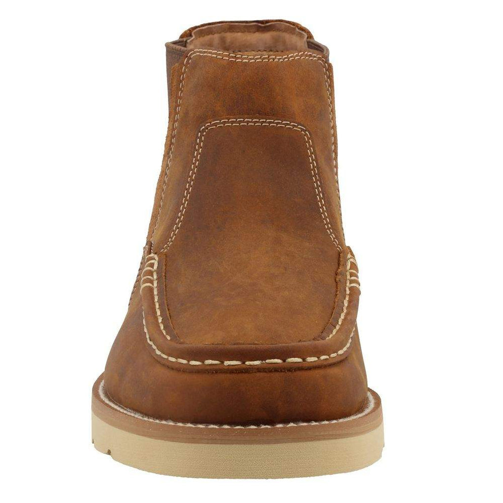 Twisted X Men's Oiled Saddle Pull On Wedge