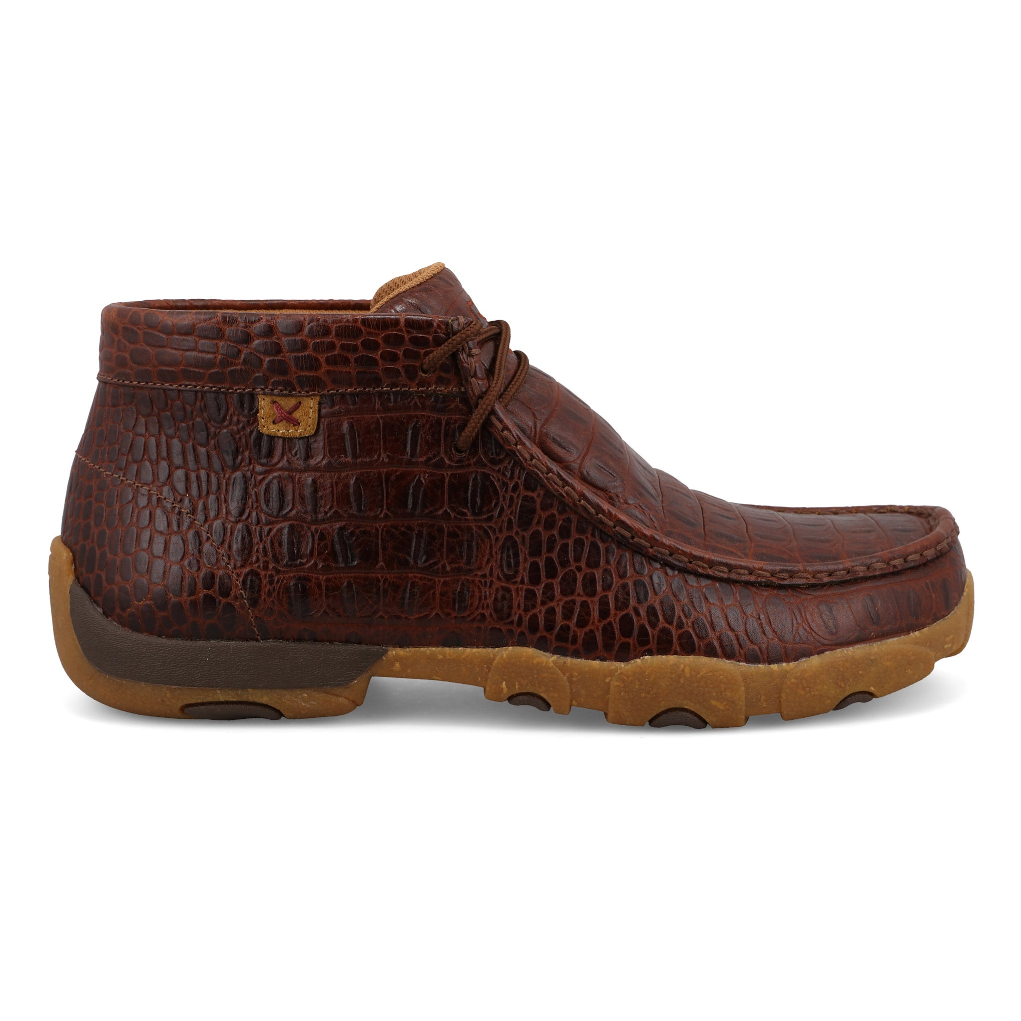 Twisted X Men`s Ginger Gator Print Chukka Driving Moc