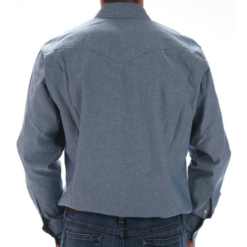 Wrangler Men's Chambray Snap Work Shirt