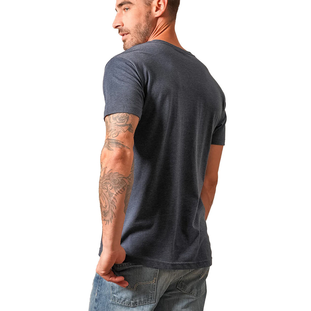 Kimes Ranch Men's Vintage Badge Midnight Navy Tee Shirt