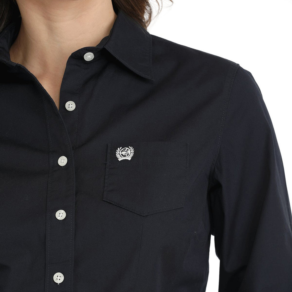 Cinch Women's Navy Button Down Shirt