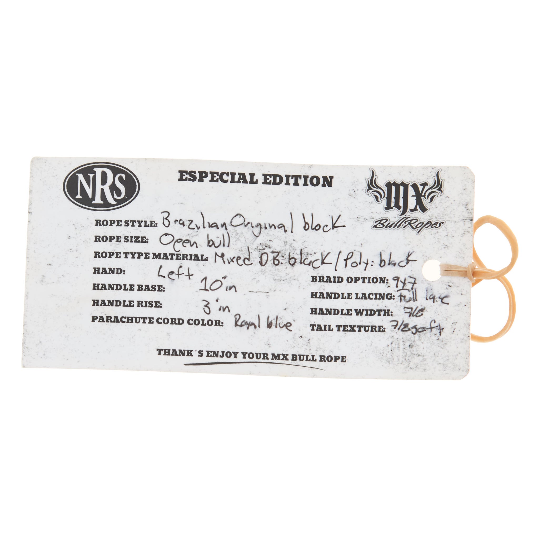 Mx Bull Ropes Brazilian Left Handed 7/8