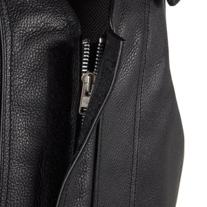 Mx Bull Ropes Adult Genuine Leather Bull Riding Protective Vest