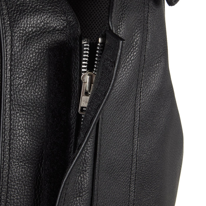 Mx Bull Ropes Adult Genuine Leather Bull Riding Protective Vest