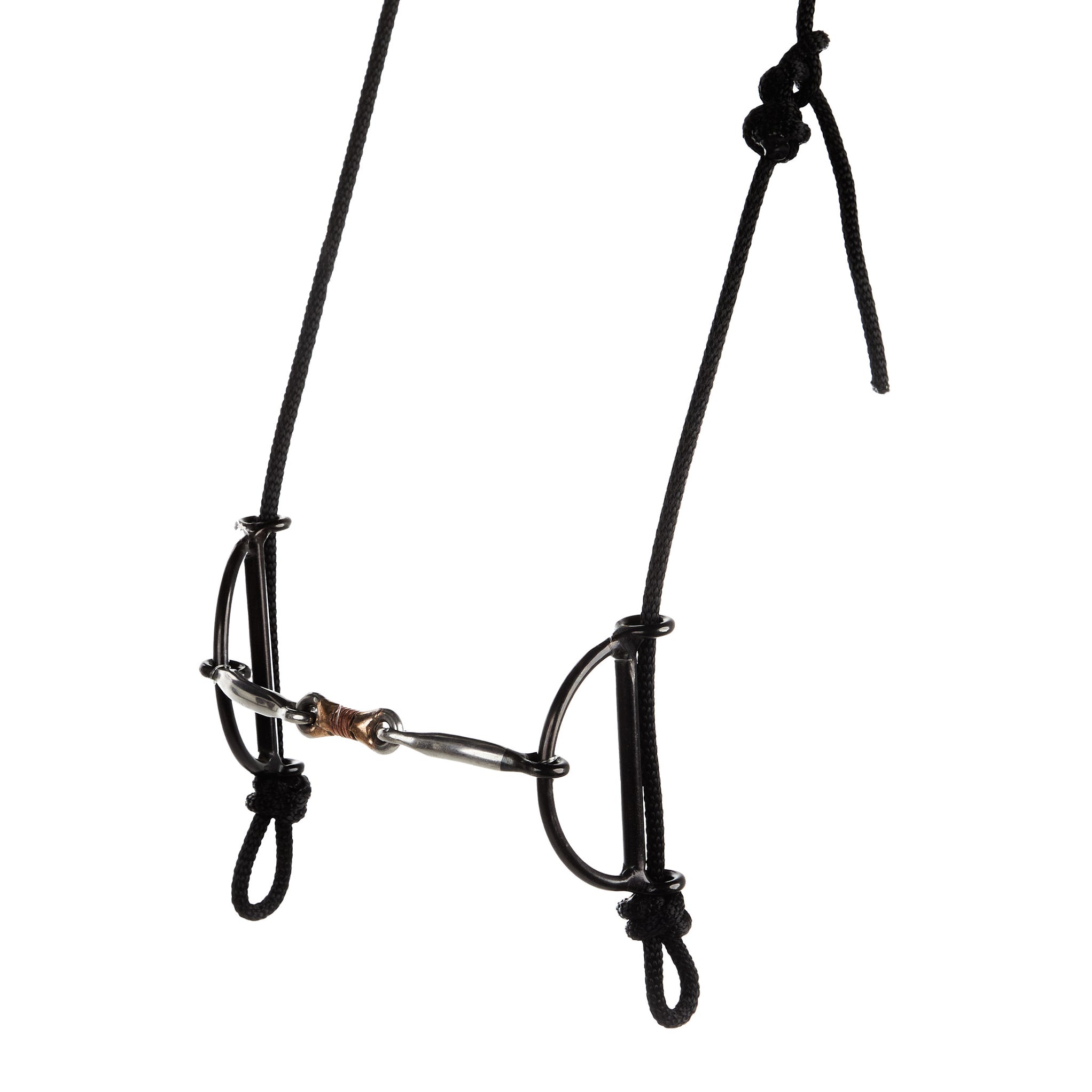 Dutton Bits Smooth Dog Bone Sliding Gag Headstall — NRS