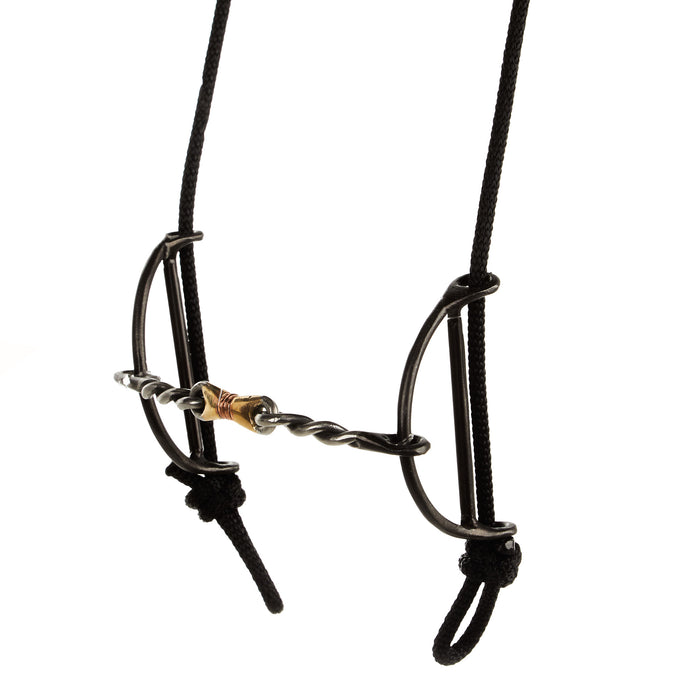 Dutton Twisted Wire Dog Bone Sliding Gag Headstall