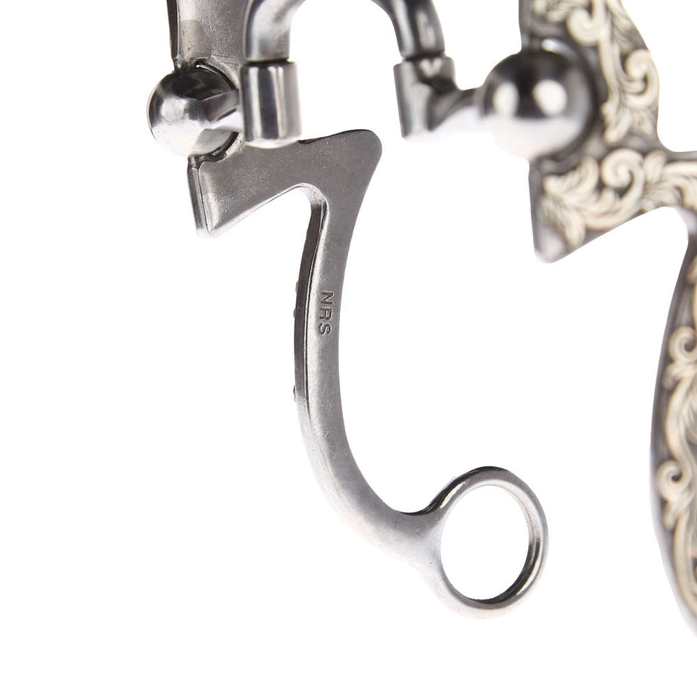 NRS Silver Seven Slow Twist Port Man Shank Bit