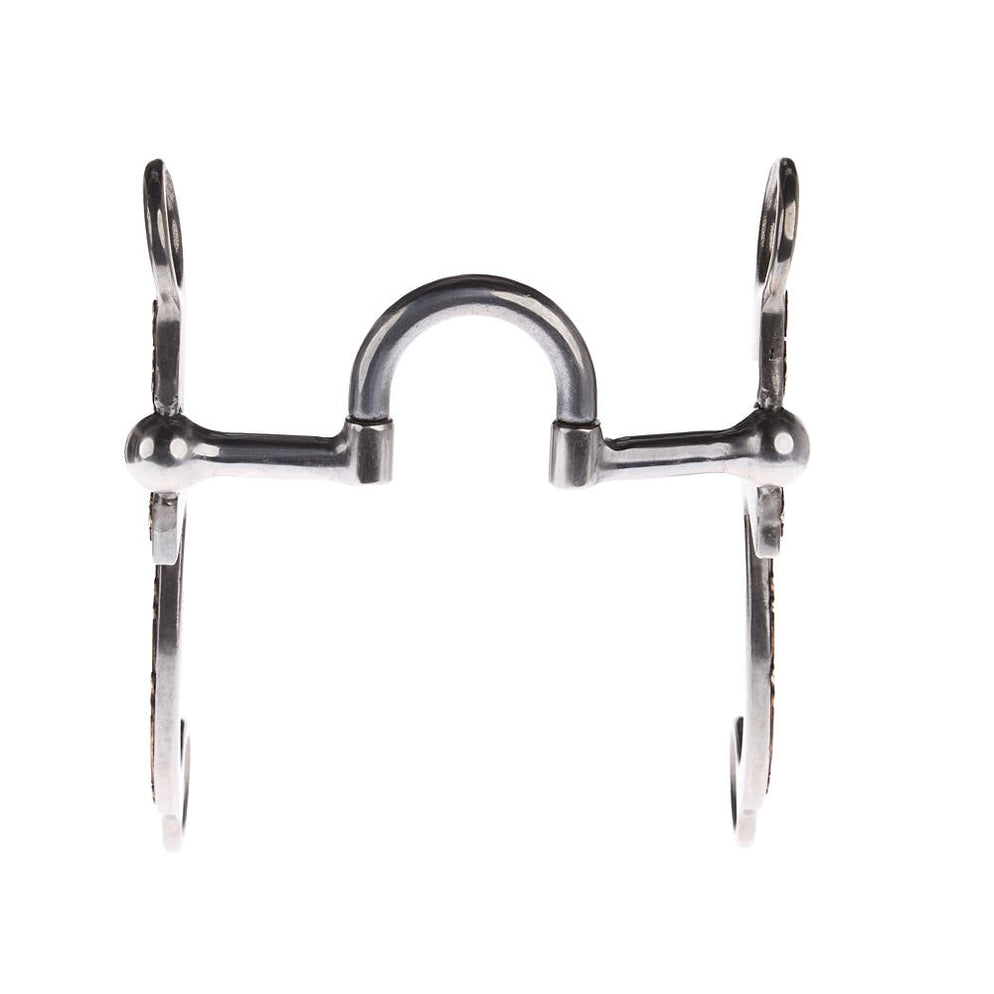NRS Silver Seven Smooth Correctional Port Shank Bit