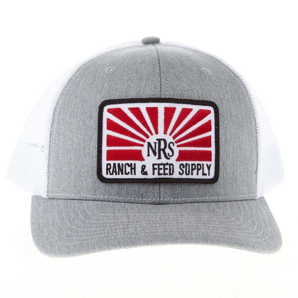 NRS Ranch/Feed Supply Grey/White Cap