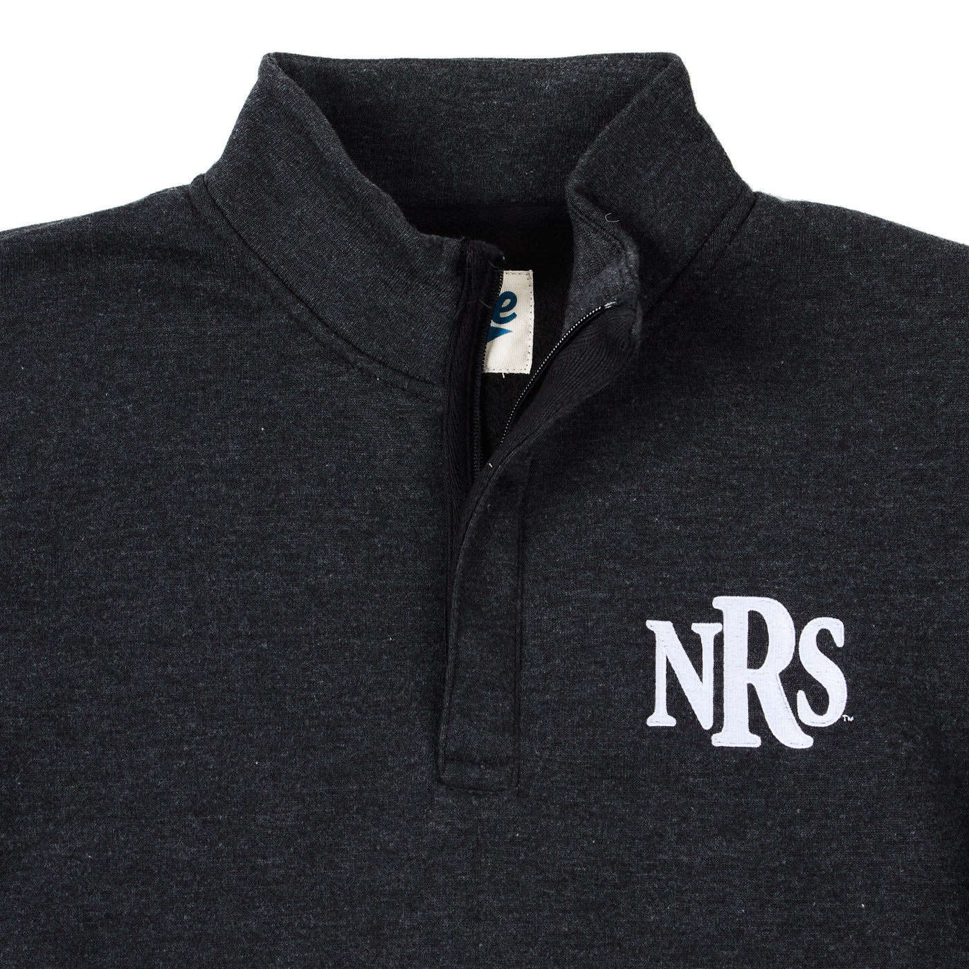 NRS NRS Logo Charcoal Fleece 1/4 Zip Jacket