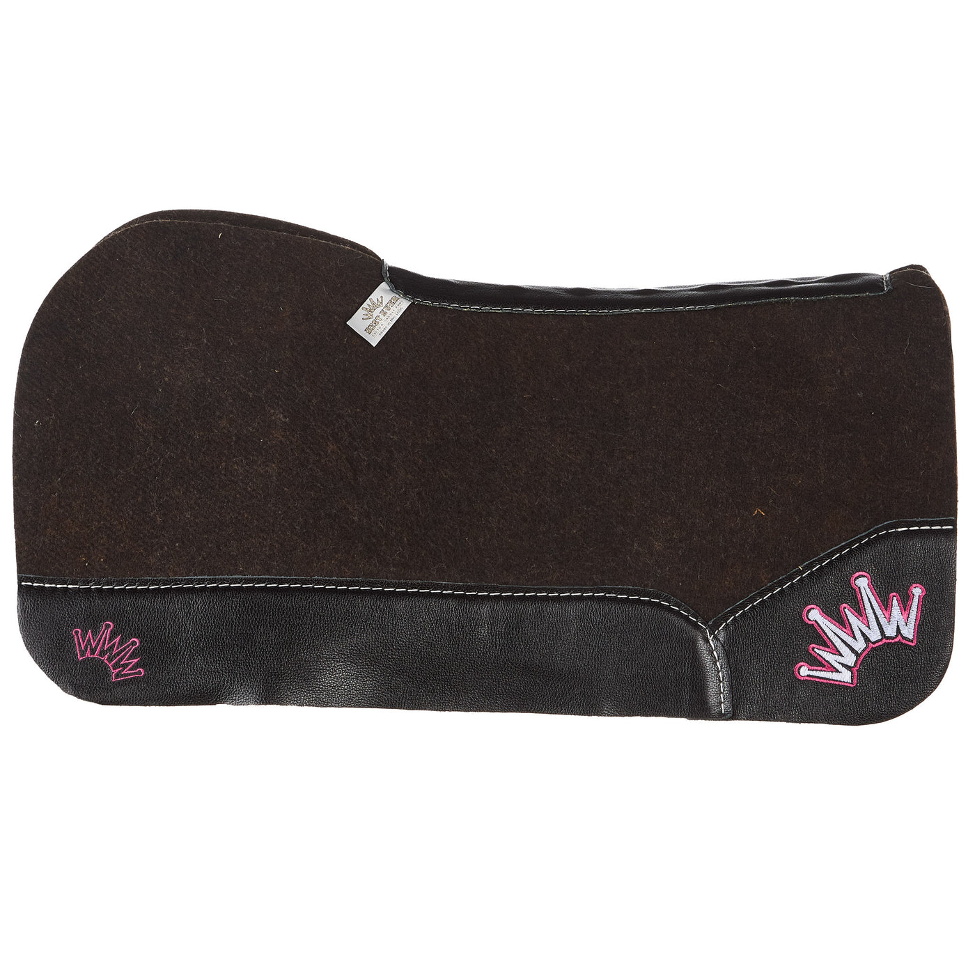 Best Ever Pads OG 3/4 Inch Wither Relief Pink Crown Felt Saddle Pad