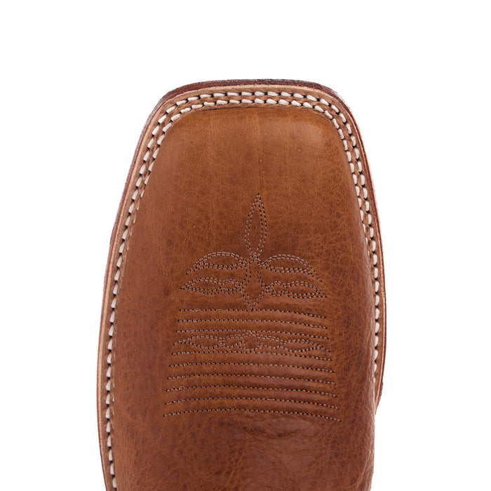 Justin Boot Company Men's Pecan Bison Vamp 13in Red Cowhide Top